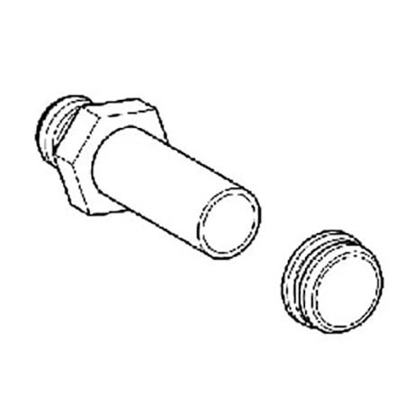 Grohe Urinal Inlet Connector 1/2" - 37044000
