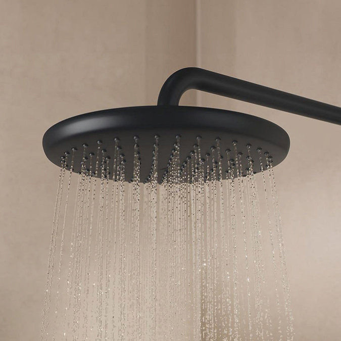 Grohe Vitalio Start 250 Thermostatic Shower System - Matt Black