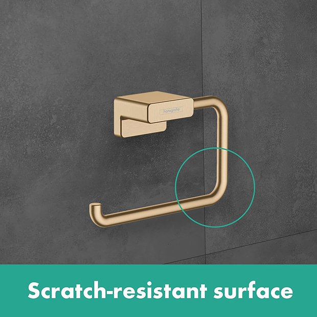 hansgrohe AddStoris Brushed Bronze Toilet Roll Holder