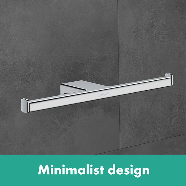 hansgrohe AddStoris Chrome Spare Toilet Roll Holder - 41748000