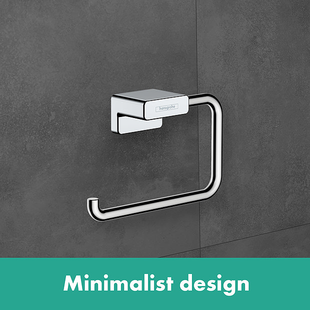 hansgrohe AddStoris Chrome Toilet Roll Holder - 41771000