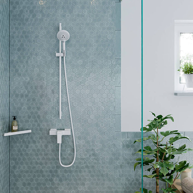 hansgrohe AddStoris Matt Black Corner Shower Basket