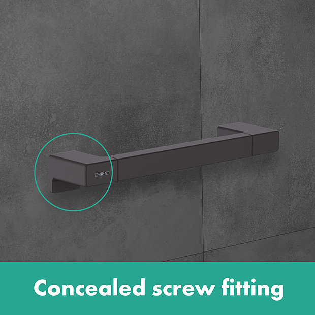 hansgrohe AddStoris Matt Black Grab Bar
