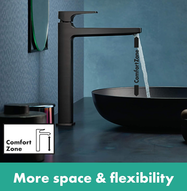 hansgrohe Metropol Single Lever Basin Mixer 260 with Lever Handle and ...