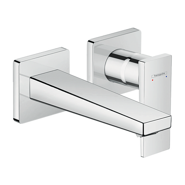 hansgrohe Metropol Wall Mounted Single Lever Basin Mixer - Chrome