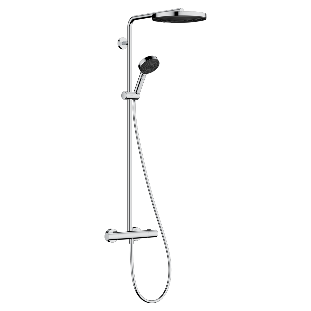 hansgrohe Pulsify S Puro Showerpipe 260 EcoSmart Thermostatic Shower ...