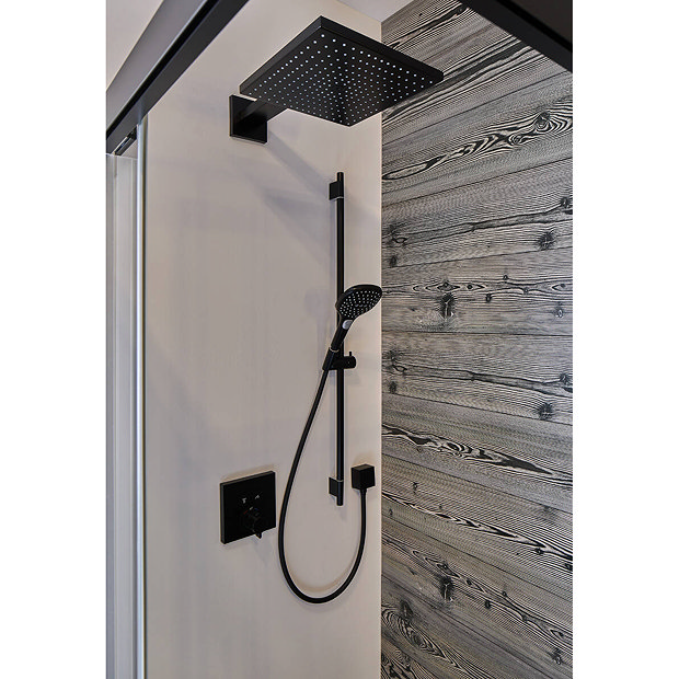 hansgrohe Raindance E 300 1-Spray Shower Head with Wall Mounted Arm ...