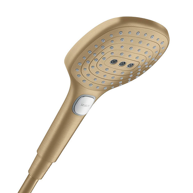 hansgrohe Raindance Select E 120 3-Spray Hand Shower - Brushed Bronze