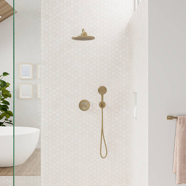 hansgrohe ShowerSelect S Thermostatic Mixer for Concealed Installation ...