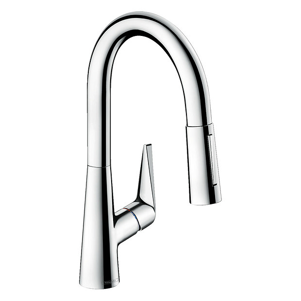 hansgrohe Talis M51 Single Lever Kitchen Mixer 160 with Pull Out Spray ...