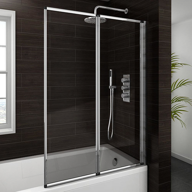Haro Folding Bath Screen | 1000mm Wide | 2 Fold Concertina | Online