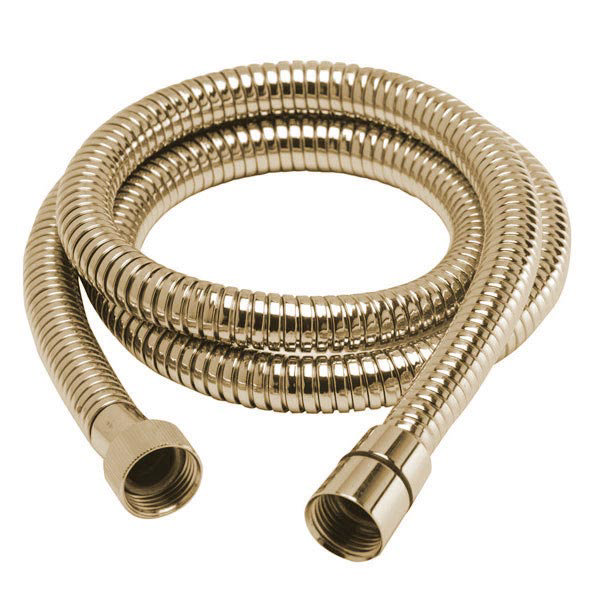 Gold Shower Hose - 5ft - Heritage | Victorian Plumbing