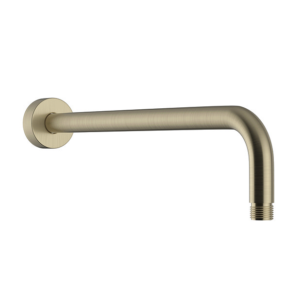 Heritage Brushed Brass Wall Mounted Shower Arm - STBB24
