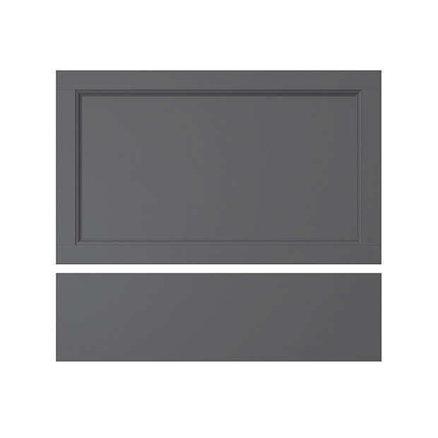 Heritage Caversham End Bath Panel - Graphite