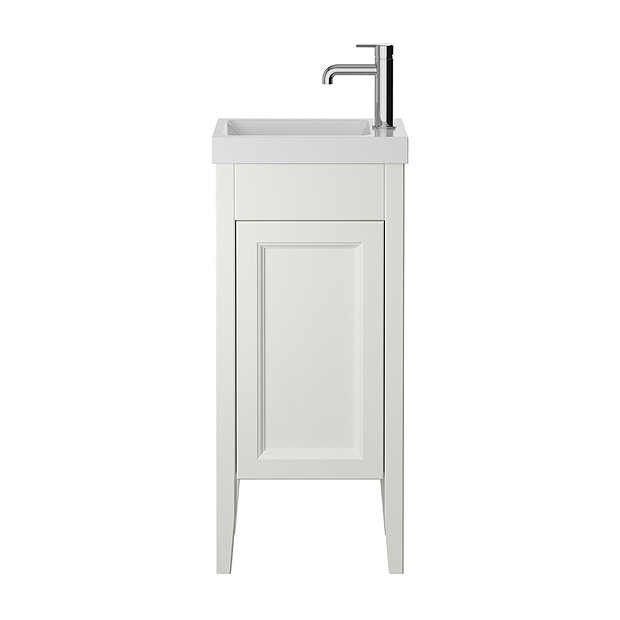 Heritage Caversham Freestanding Cloakroom Vanity Unit - Chantilly
