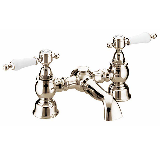 Heritage Glastonbury Bath Filler | Vintage Gold | Victorian Plumbing.co.uk