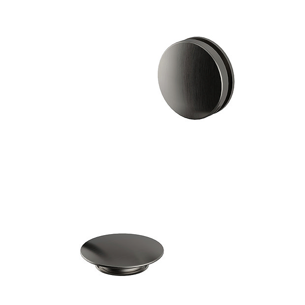 Heritage Push Button Bath Waste - Brushed Nickel - THBN22