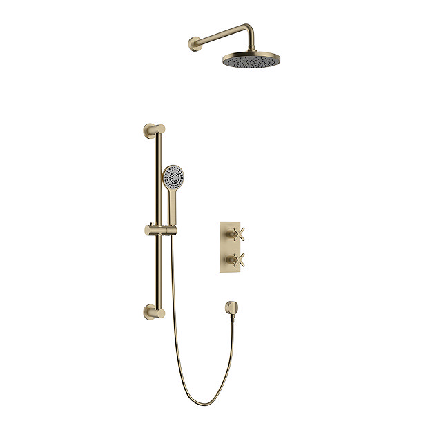 Heritage Salcombe Concealed Thermostatic Shower with Fixed Head and ...