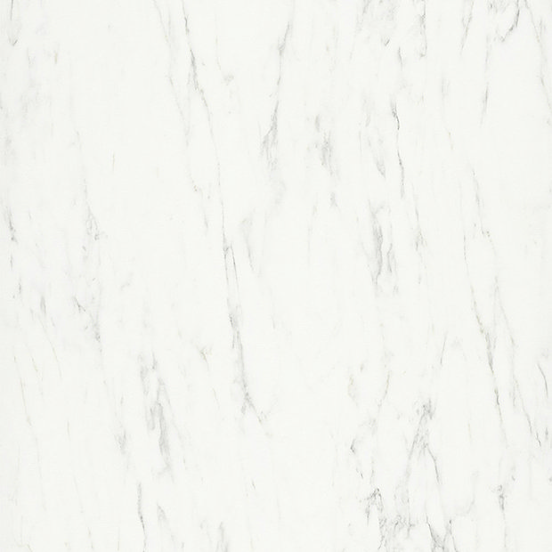 Heritage Wilton Worktop 800mm - White Marble