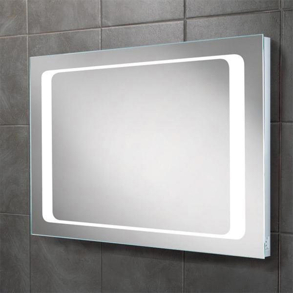 HIB Axis LED Mirror w/ Charging Socket | Victorian Plumbing.co.uk