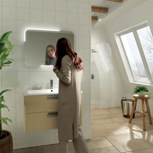 HIB Orb 50 LED Ambient Mirror | Available At Victorian Plumbing