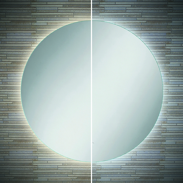 HiB 100 - LED Ambient Round Mirror | Victorian Plumbing