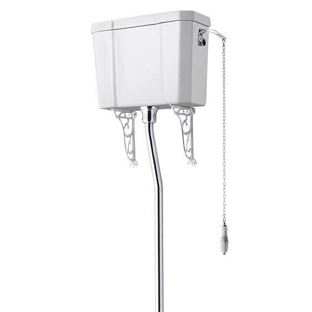 High Level Traditional WC Ceramic Cistern & Flush Pipe Kit at Victorian ...