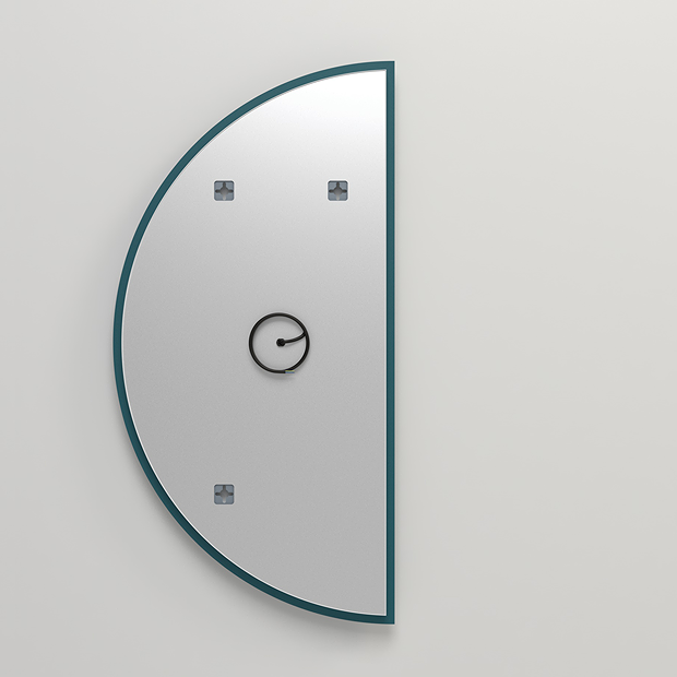 Horizon LED Backlit Semi-Circular Mirror 1000 x 500mm with Anti-Fog and ...