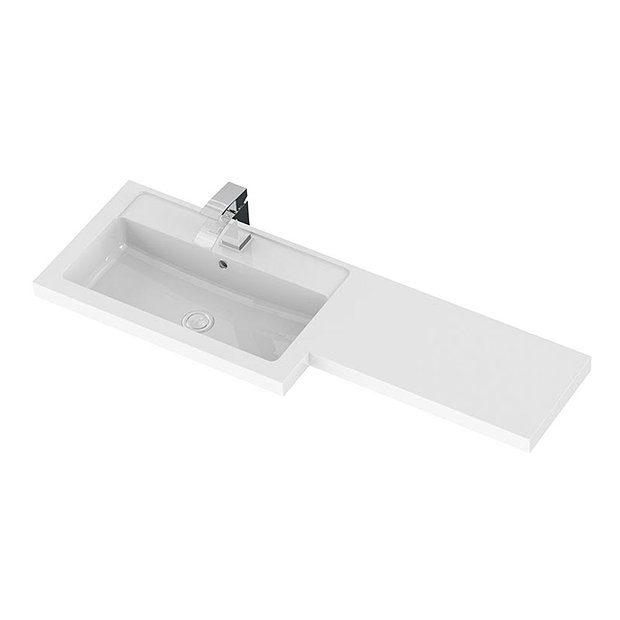 Hudson Reed 1105mm RH L-Shaped Full Depth Basin | Victorian Plumbing UK