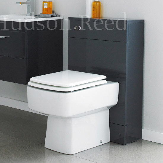 Hudson Reed Memoir Back to Wall WC Unit W500 x D200mm - Grey - FME010 ...