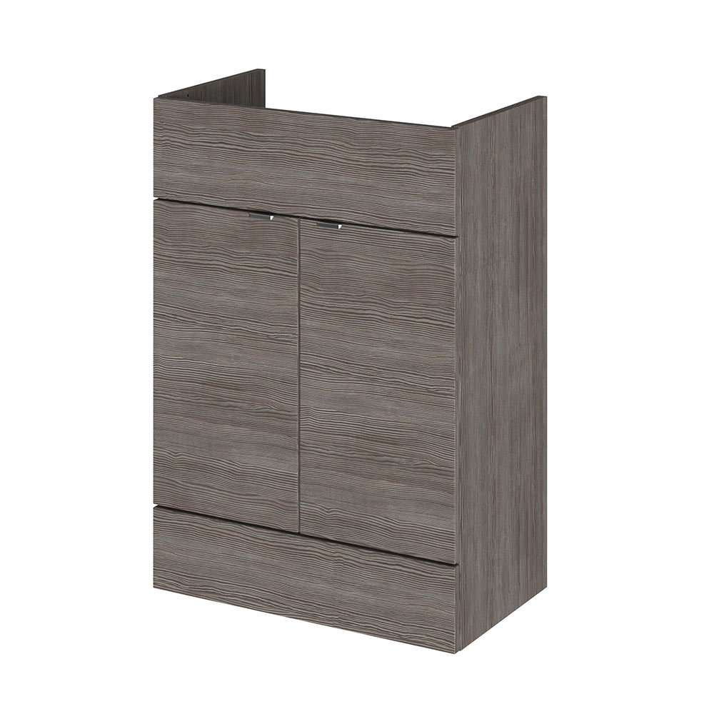 Hudson Reed 600x355mm Grey Avola Full Depth Vanity Unit | Victorian ...