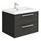 Hudson Reed 720mm Hacienda Black Modular Basin Vanity Unit | Victorian ...
