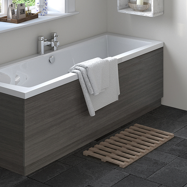 Hudson Reed Black Bath Panel - OFF677 | Victorian Plumbing