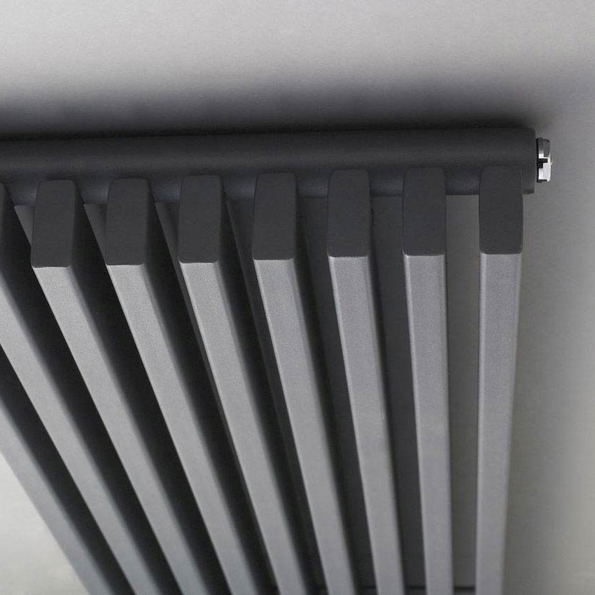 Hudson Reed Parallel Single Panel Designer Radiator - 1800 x 342mm at ...