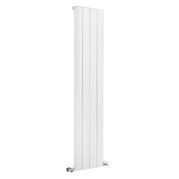 Hudson Reed Rapture Curved Designer Radiator 1800 x 375mm - White ...