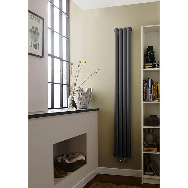 Hudson Reed Revive Anthracite Designer Radiator | Victorian Plumbing
