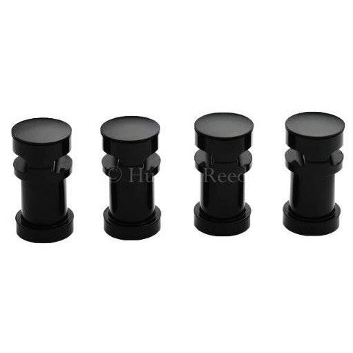 Hudson Reed Revive Horizontal Radiator Brackets - High Gloss Black ...