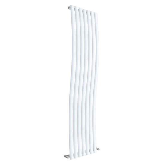 Hudson Reed Revive Wave 1785 x 413mm Designer Radiator - Gloss White ...