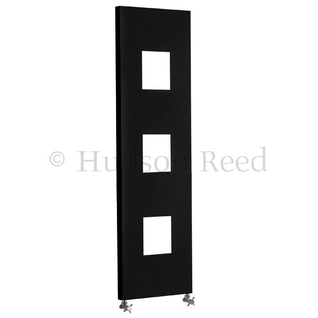 Hudson Reed Sabin Designer Radiator - Matt Black - HLA75 at Victorian ...