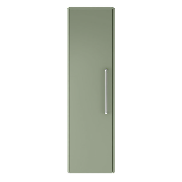 Hudson Reed Solar 350mm Wall Hung Tall Unit - Matt Fern Green - CUR862