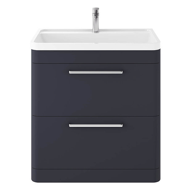 Hudson Reed Solar 800mm Floor Standing Cabinet & Basin - Indigo Blue ...