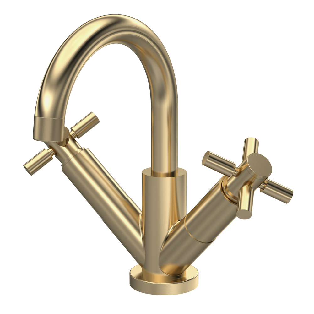 Hudson Reed Tec Crosshead Mono Basin Mixer Tap incl. Swivel Spout ...