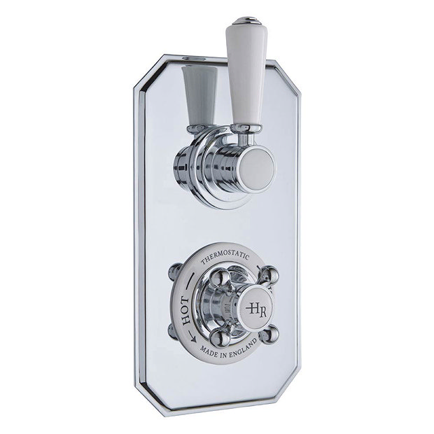 Hudson Reed Topaz Traditional Twin Concealed Valve with Luxury Rigid ...