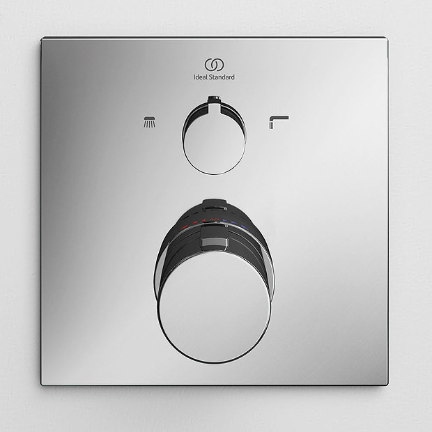 Ideal Standard Ceratherm C100 Chrome Built-In Thermostatic 1 Outlet ...