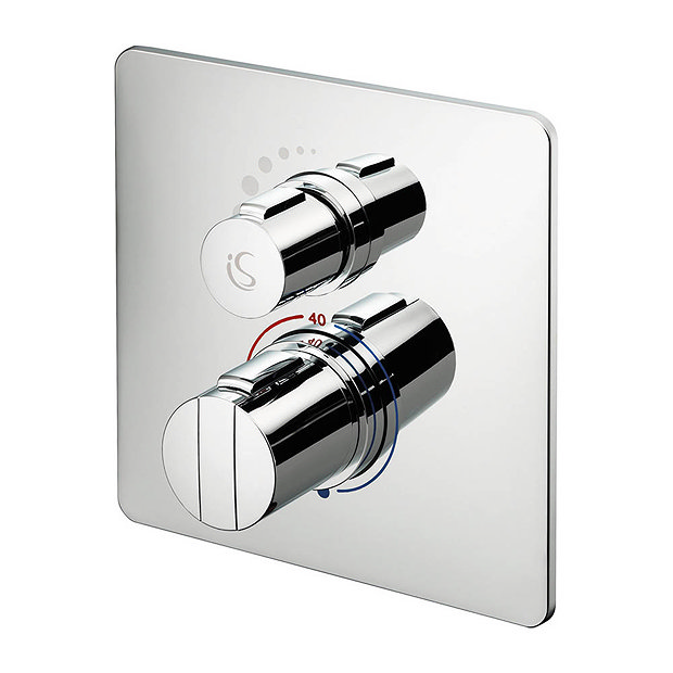 Ideal Standard Connect Easybox Slim Built-in Shower Mixer with Square ...