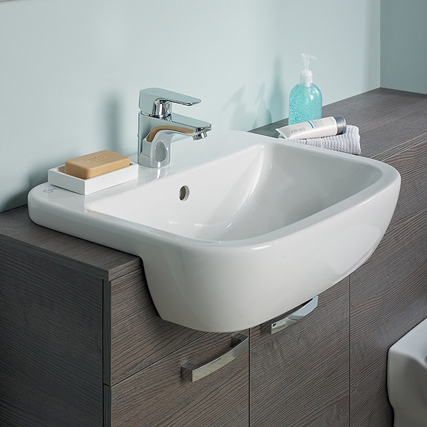 Ideal Standard Tempo 55cm 1TH Semi-Countertop Washbasin