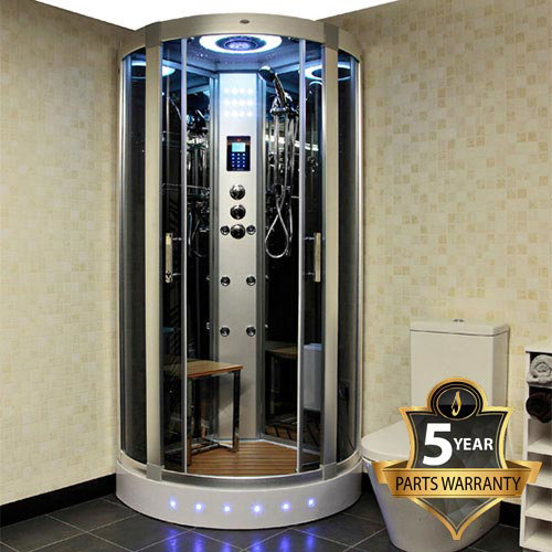 Insignia - Steam Shower Cabin with Mirrored Backwalls - GT9012 at ...