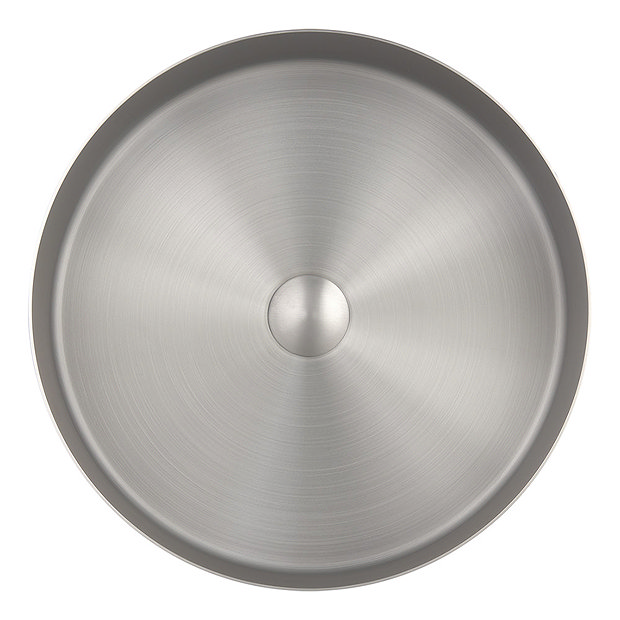 JTP Vos Round Inox Stainless Steel Counter Top Basin + Waste