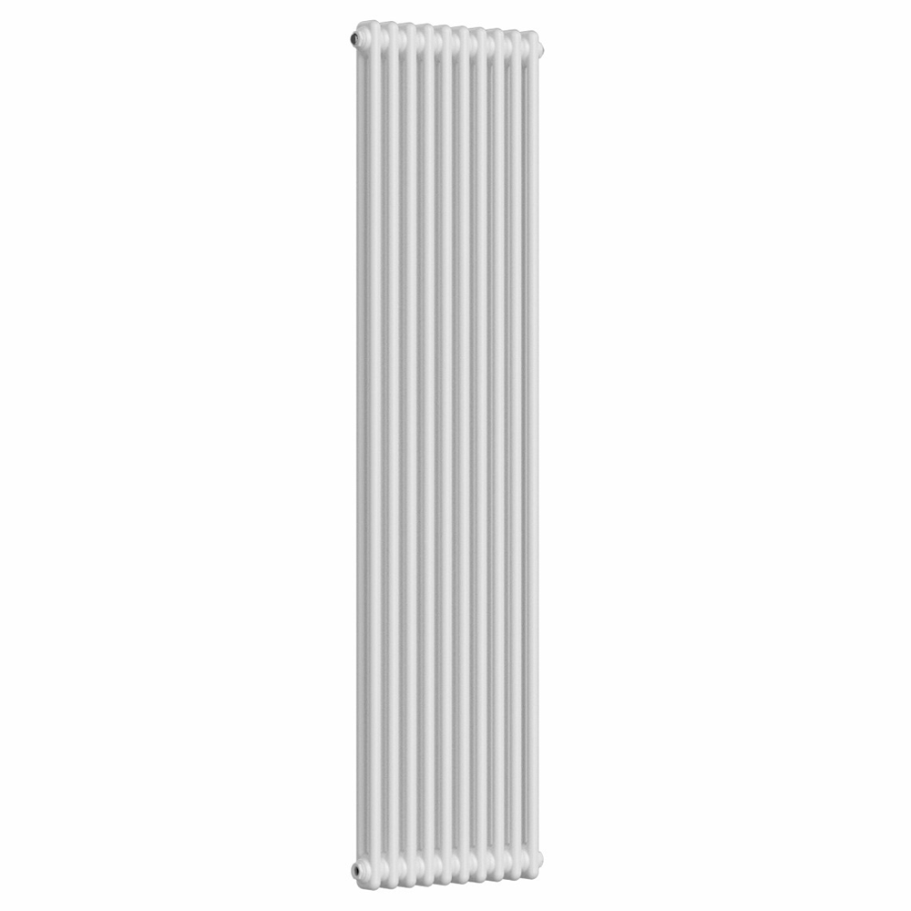 Keswick 1800 x 470mm Cast Iron Style Traditional 2 Column White Radiator