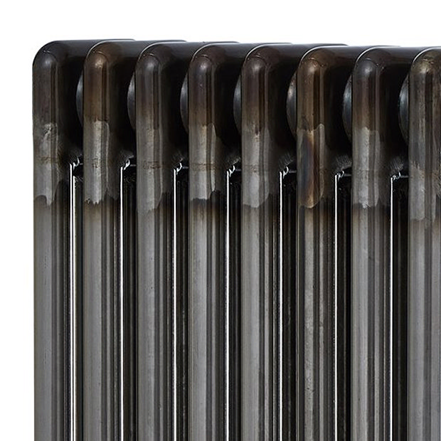 Keswick 1800 x 470mm Raw Metal (Lacquered) 3 Column Radiator ...